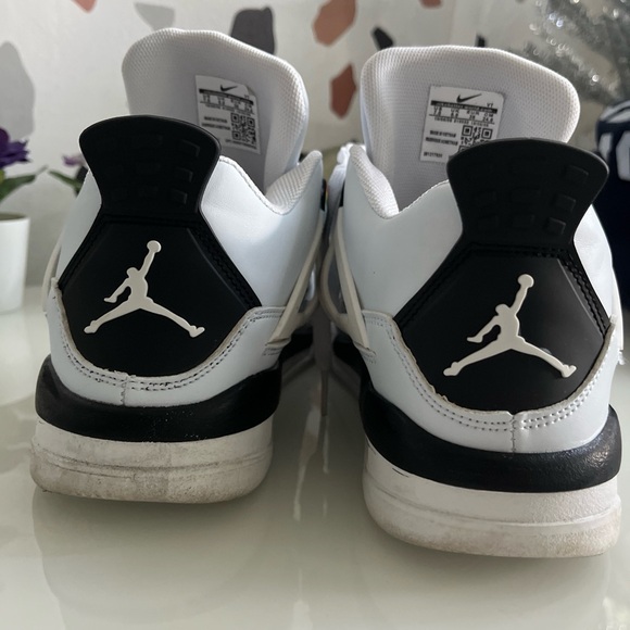 Nike | Shoes | Nike Air Jordan Retro 4s In Military Black | Poshmark